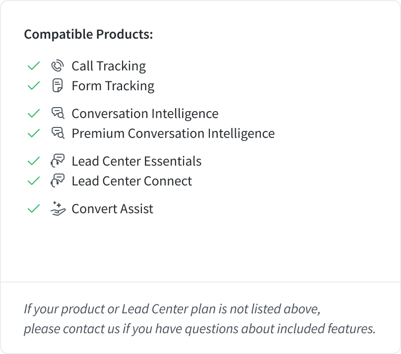 Getting started with Convert Assist – CallRail Help Center