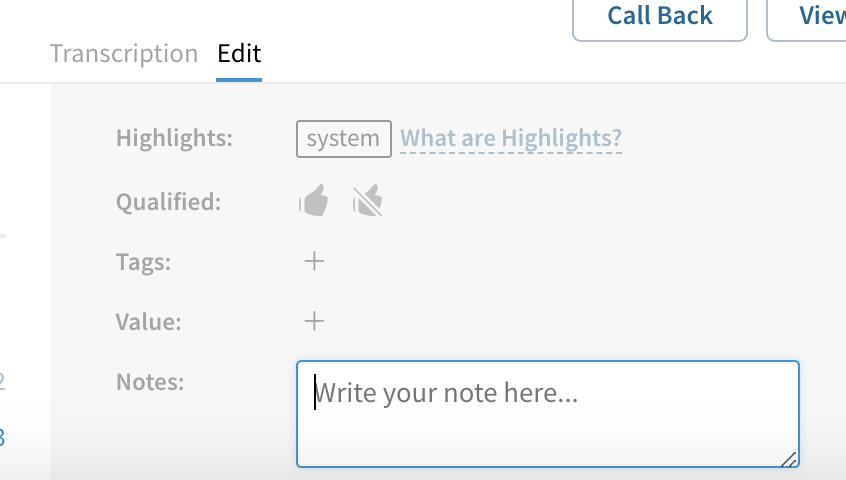 Add notes to a phone call – CallRail Help Center